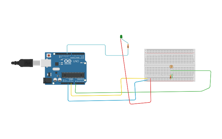 Circuit design TIP 120 | Tinkercad