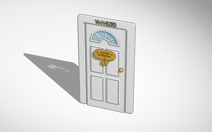 3D design doors - Tinkercad