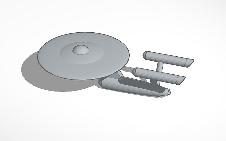 3D design Starship Enterprise | Tinkercad