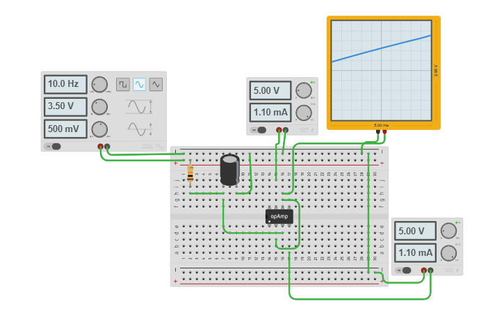 Circuit design Low Pass Filter - Tinkercad Circuit design Low Pass Filter - Tinkercad