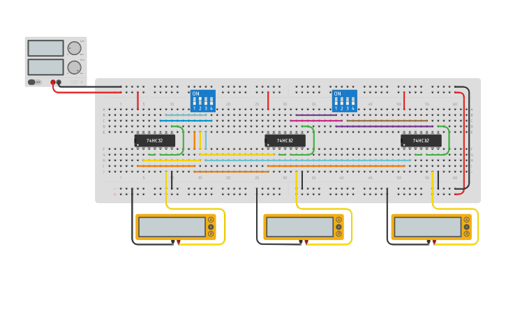 Circuit design 8:3 ENCODER CO | Tinkercad