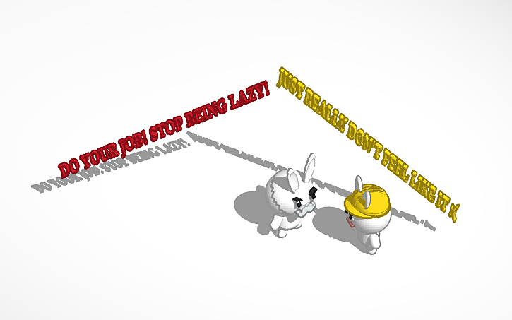 3d Design Fighting With The Boss Tinkercad