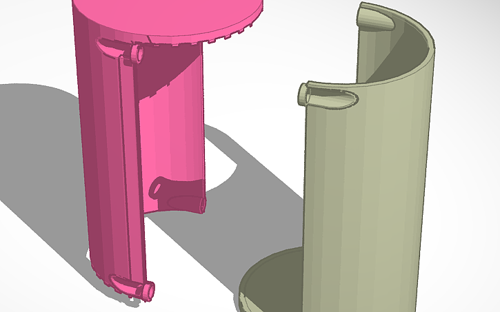 3D design Cansat - Tinkercad