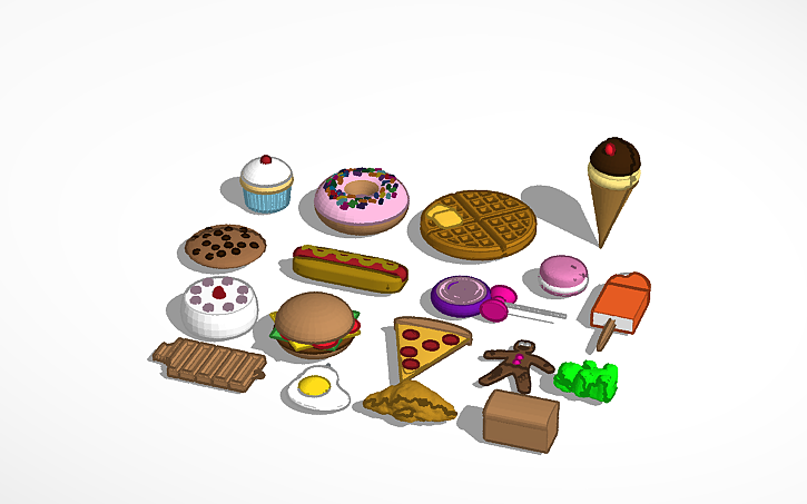 3D design Food - Tinkercad
