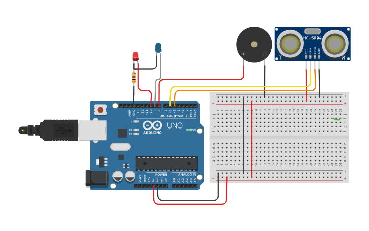 Circuit Design Security Project With Ultrasonic Sensor Using Arduino