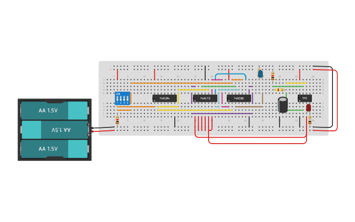 Circuit design 110 detector - Tinkercad