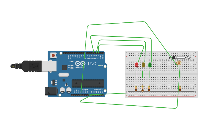 Circuit design Task 1 | Tinkercad