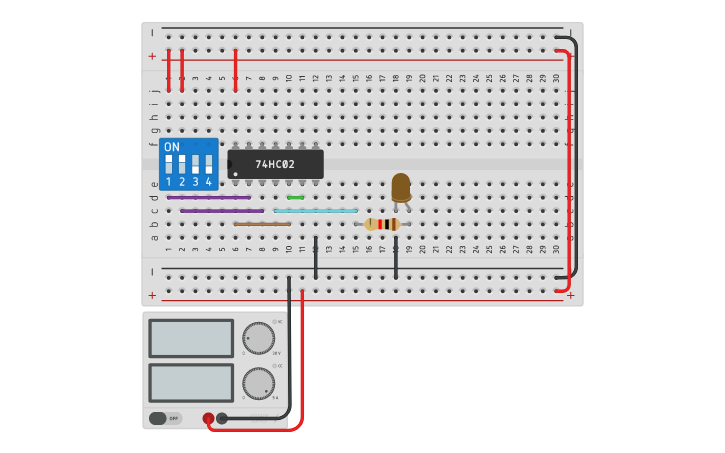 Circuit Design Or Gate Using Nor Gate Tinkercad