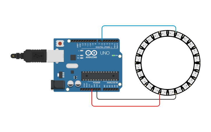 Circuit design Actividad practica #5 | Tinkercad