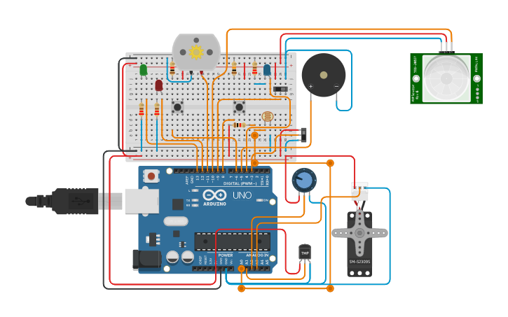 Circuit design CGH mode A+B | Tinkercad