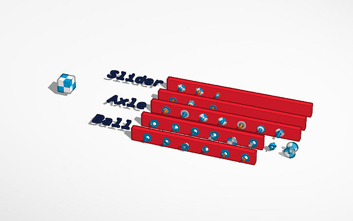 3D design Copy of WIP Joint Component Shapes 01 - Tinkercad
