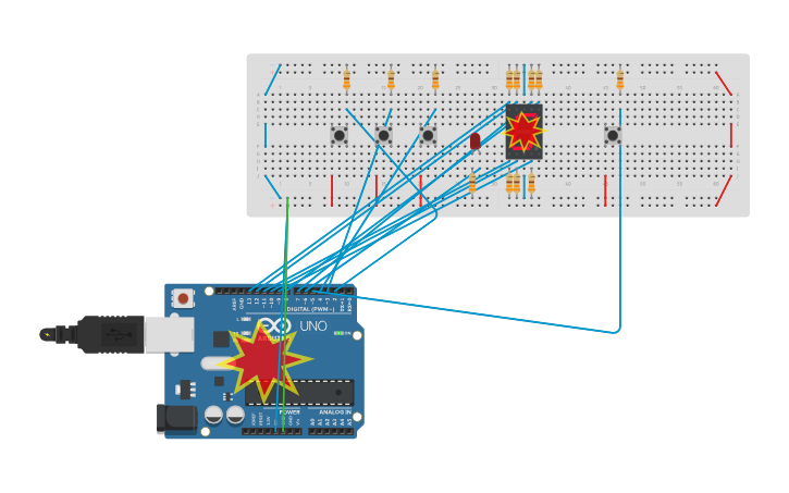 Circuit design Glorious Jaban-Allis - Tinkercad