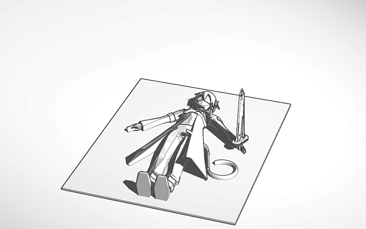 3D design Anime SAO | Tinkercad