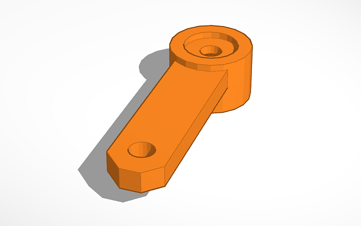 3d Design Servo Arm For Pkz1080 Servo Tinkercad