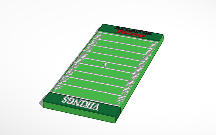 3D design paper football | Tinkercad