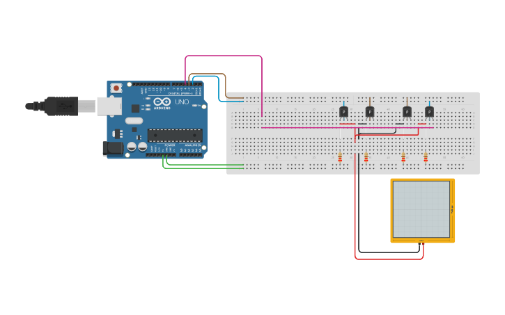Circuit design Software Sine PWM - Tinkercad
