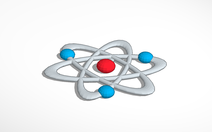 3D design ATOM/ATOMO DE LOS DIOSES/OF THE GODS ;D | Tinkercad