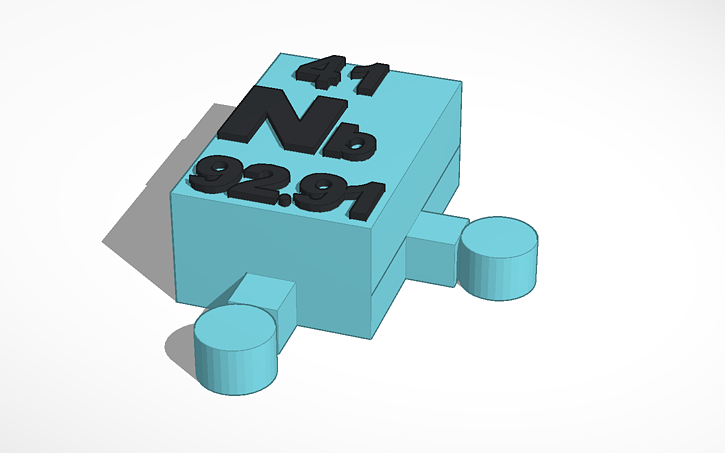 3D design Niobium | Tinkercad