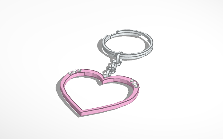 3D design Keychain - Tinkercad