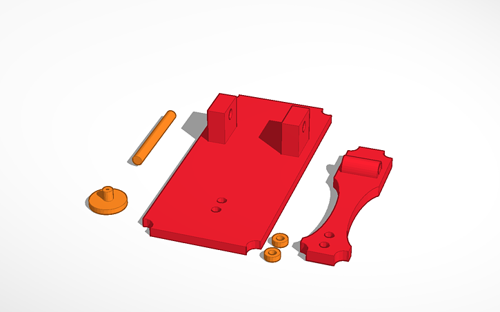 3D design Straight Key Kit - Tinkercad