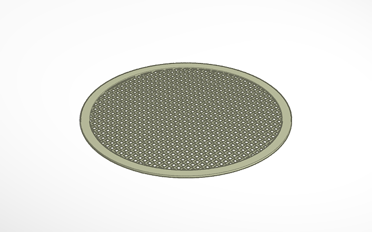 3D design coladera - Tinkercad