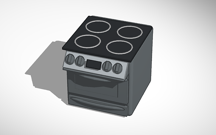 3D design Oven - Tinkercad