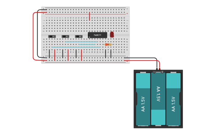 Circuit design Lab1_Ex_Embedded system - Tinkercad