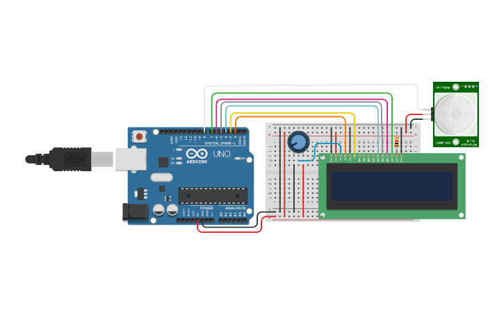 Circuit design Sensor Analógico | Tinkercad