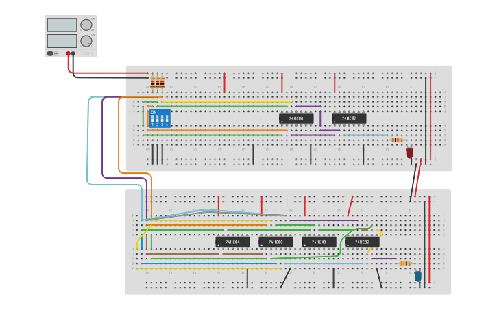 Circuit design EJERCICIO 3 | Tinkercad