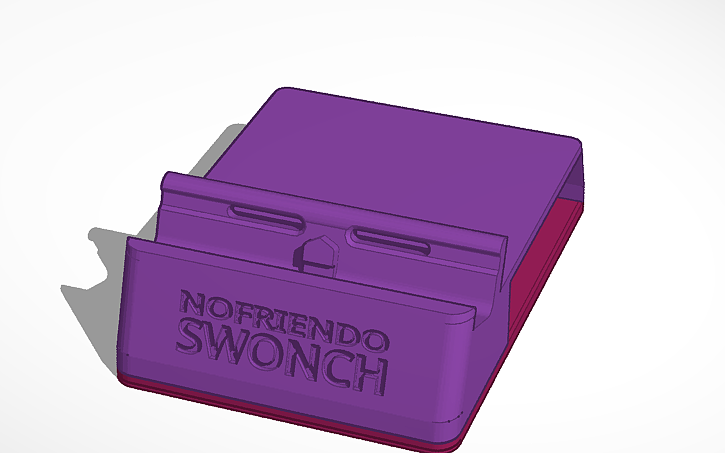 3D design Nofriendo Swonch Dock | Tinkercad