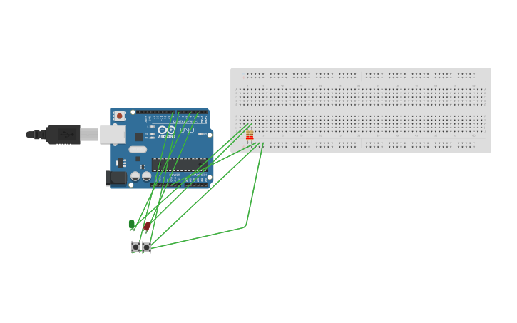 Circuit design Reaktionstest (Jonas K. & Noah F. | Gruppe C3) - Tinkercad