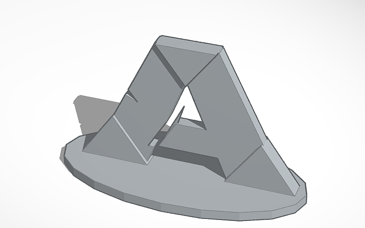3D design Ark symbol - Tinkercad