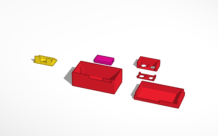 3D design sound sensor face plate - Tinkercad