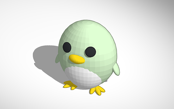 3D design Sumikko Gurashi Penguin - Tinkercad