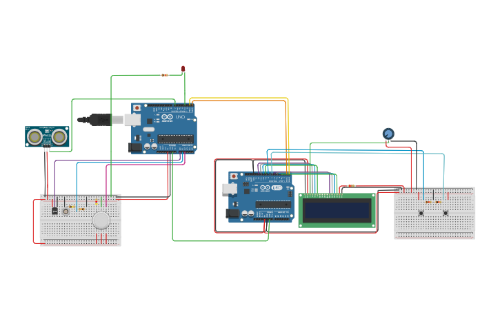 Circuit design Projet Arduino Phase Finale- LANDRE Raphaël | Tinkercad