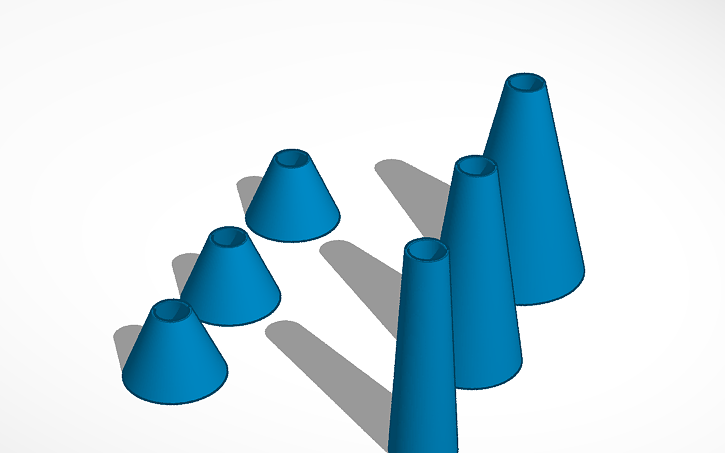 3D design Conical Nozzle - Tinkercad