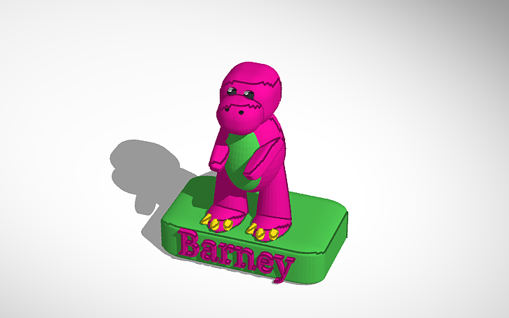 3D design Barney - Tinkercad