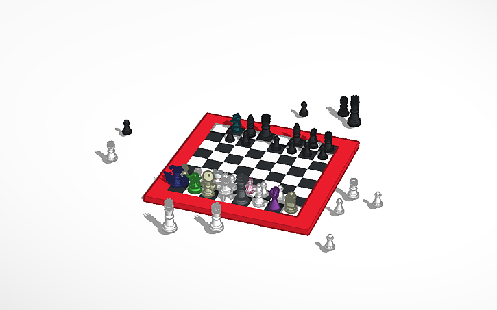 3D design FullChessboard | Tinkercad