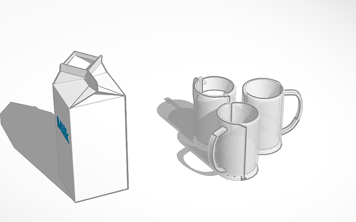 3D design Gelas - Tinkercad