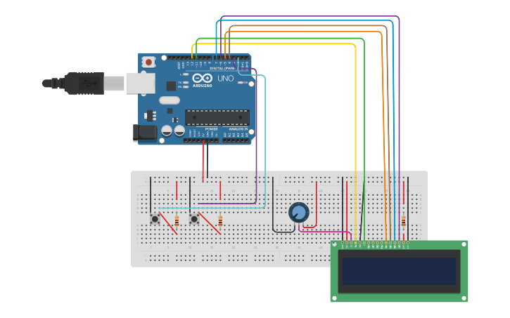 Circuit design RELOJ - Tinkercad