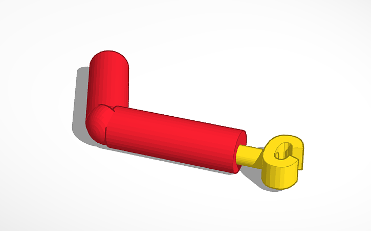 3D design lego arm and hand - Tinkercad