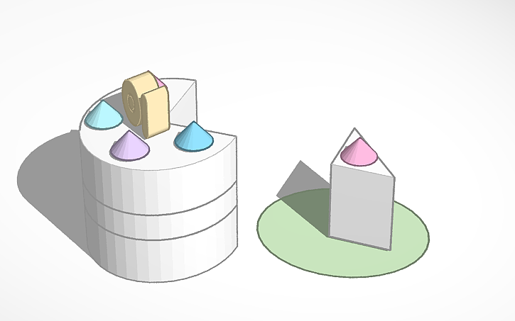 3D design Project 6 - Tinkercad Cake | Tinkercad