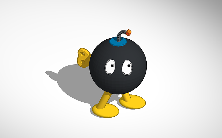 3D design bomb - Tinkercad