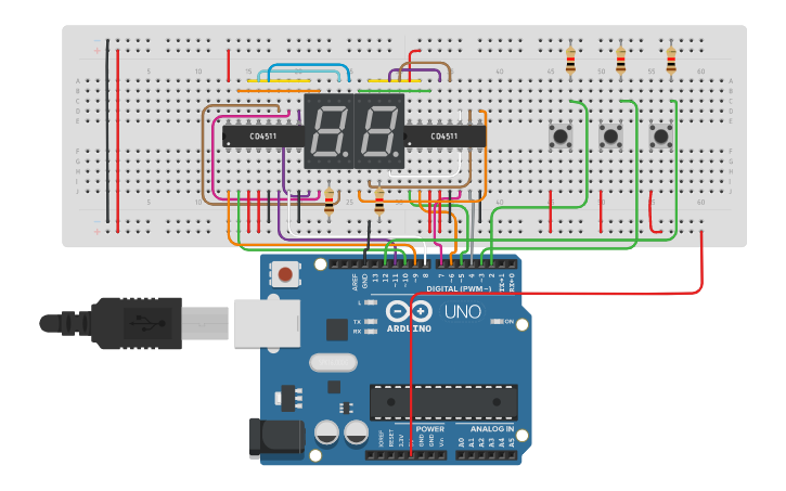 Circuit design LAB01 | Tinkercad