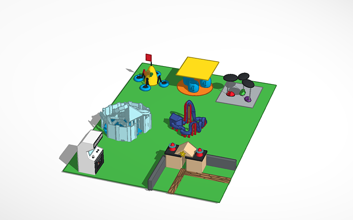 3D design Musical Theme Park - Tinkercad