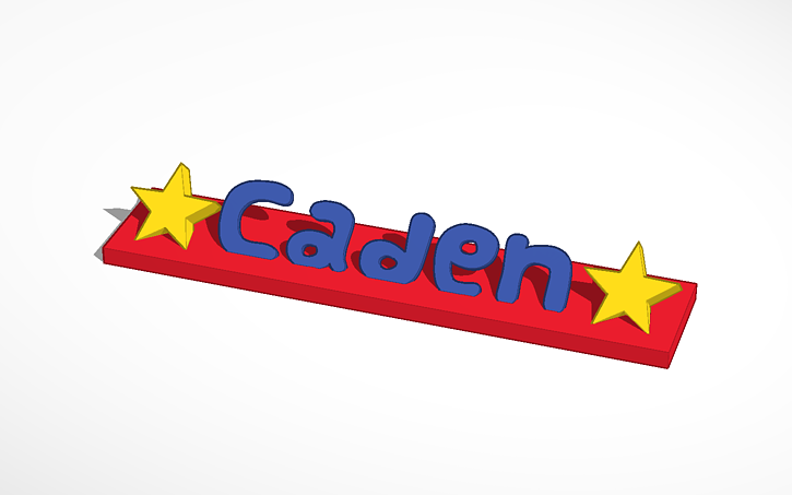 3D design caden | Tinkercad