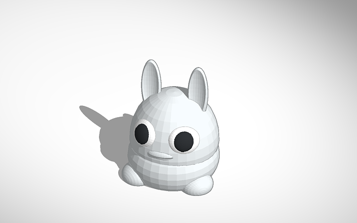 3D design Tiny Totoro-Like Creature | Tinkercad