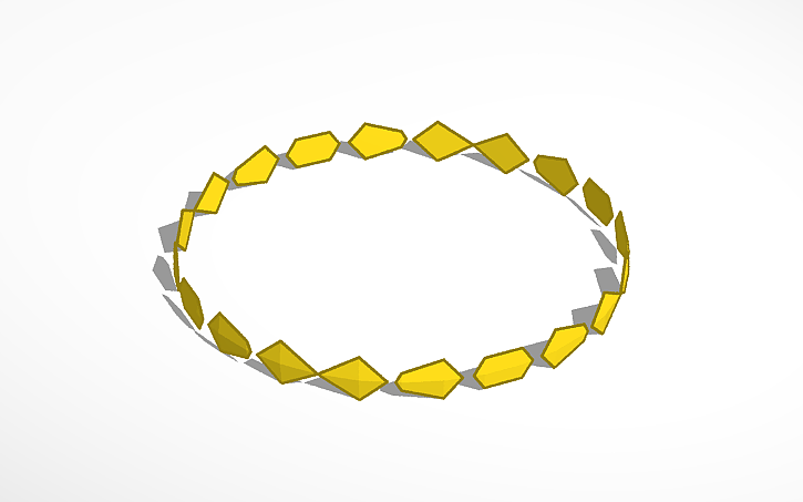 3D design roman crown | Tinkercad