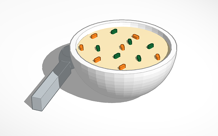 3D design Soup - Tinkercad