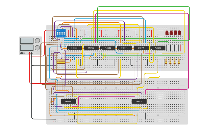 Circuit Design Circuito De Votação Victor Moreira Tinkercad